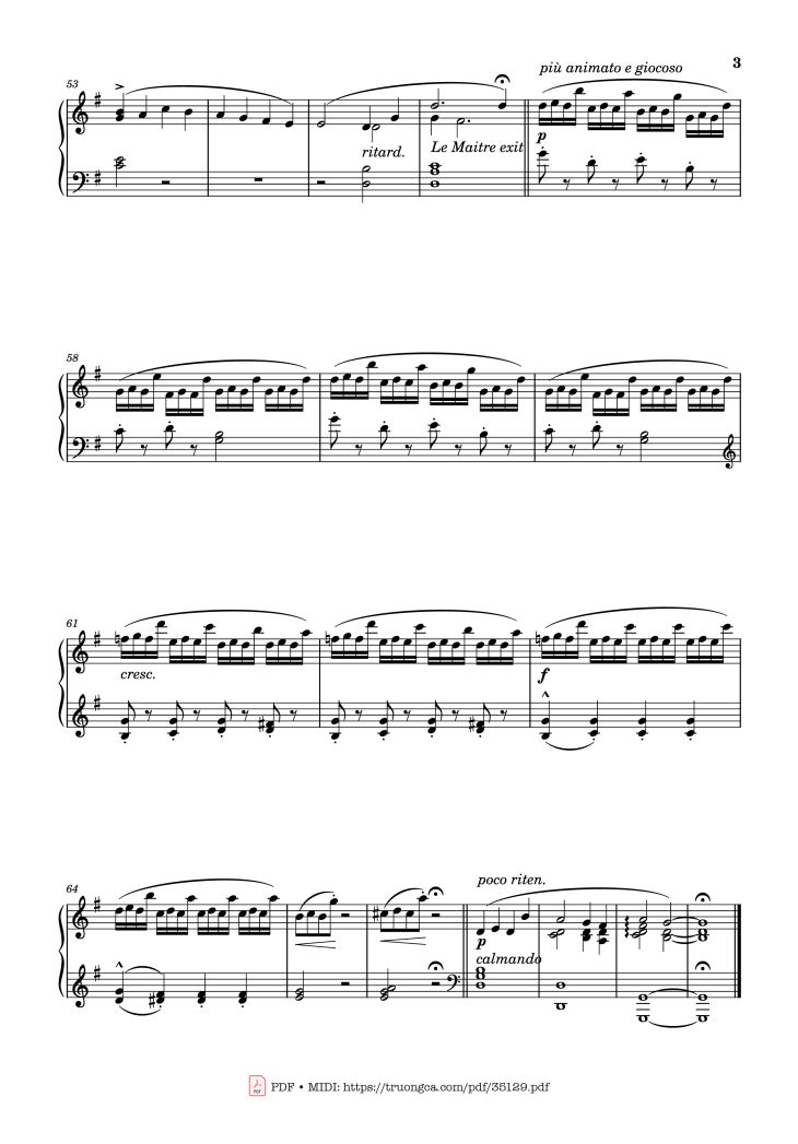 [PDF] Étude No. 24 in G Major Piano, Download Piano notes, MP4 & MIDI